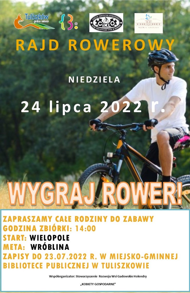 Kolejny rajd rowerowy „Cykliści na szlak, wśród skoszonych traw”- 24 ...